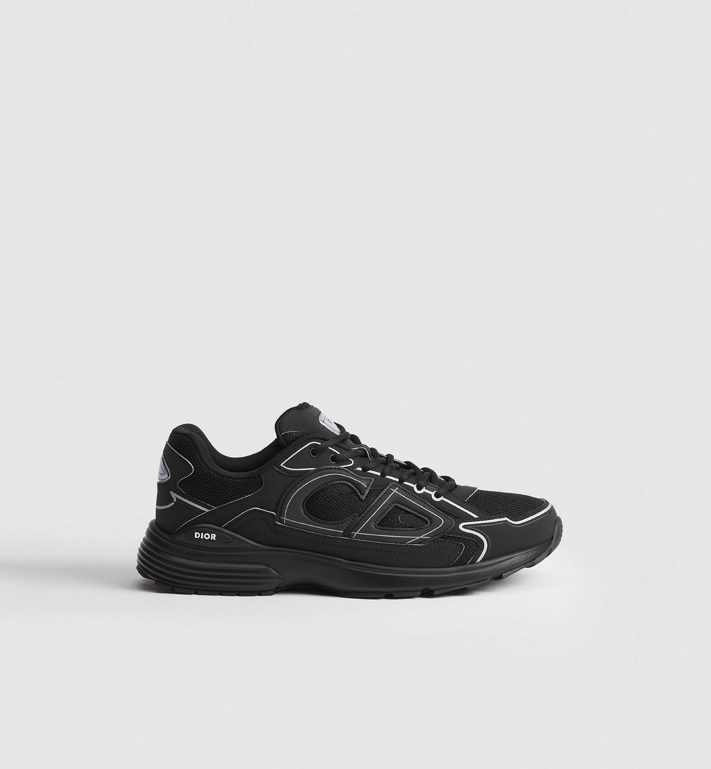 DIOR B30 TRAINERS - TRIPLE BLACK || SNEAKERS FOR MEN